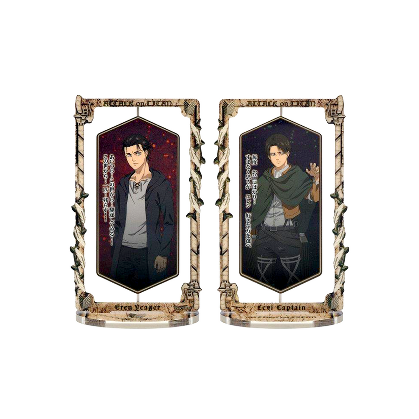 Attack on Titan Arcylic Stande Eren-Levi Stand – UNIPOP