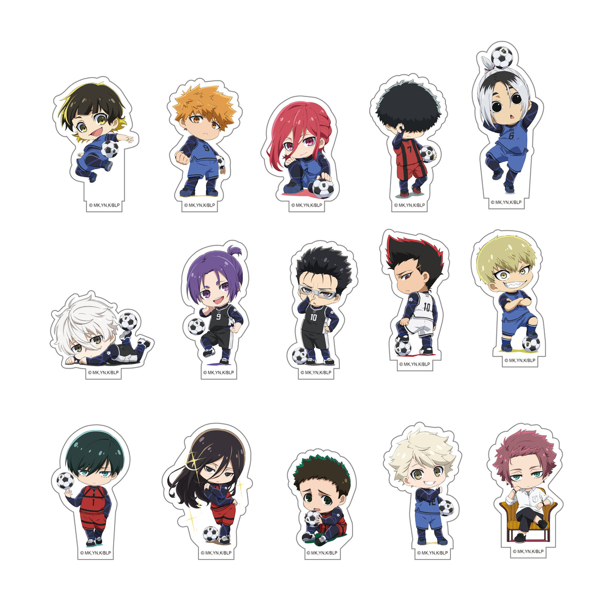 Blue Lock Blind Bag Q ver. Acrylic Standee – UNIPOP